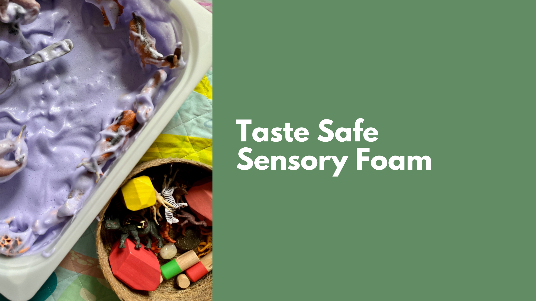 Taste-Safe Foam Sensory Play: A Fun Activity for Babies and Toddlers ...