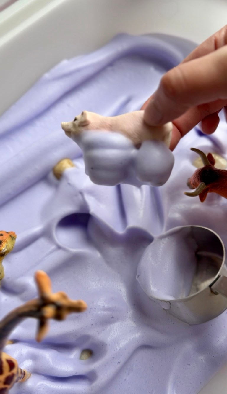 Taste-Safe Foam Sensory Play: A Fun Activity for Babies and Toddlers ...