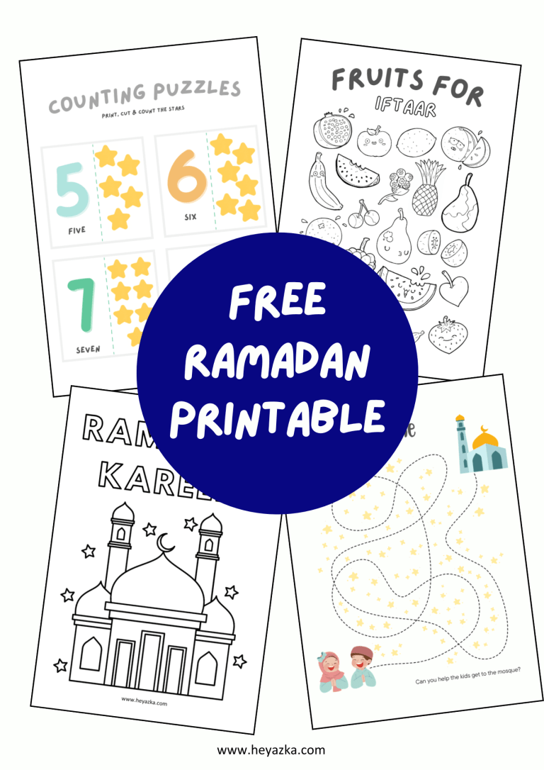 Free Ramadan Activity Printable for Toddlers and Preschoolers – Hey ...